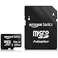 Amazon.com: Amazon Basics - 128GB microSDXC Memory Card with Full Size ...