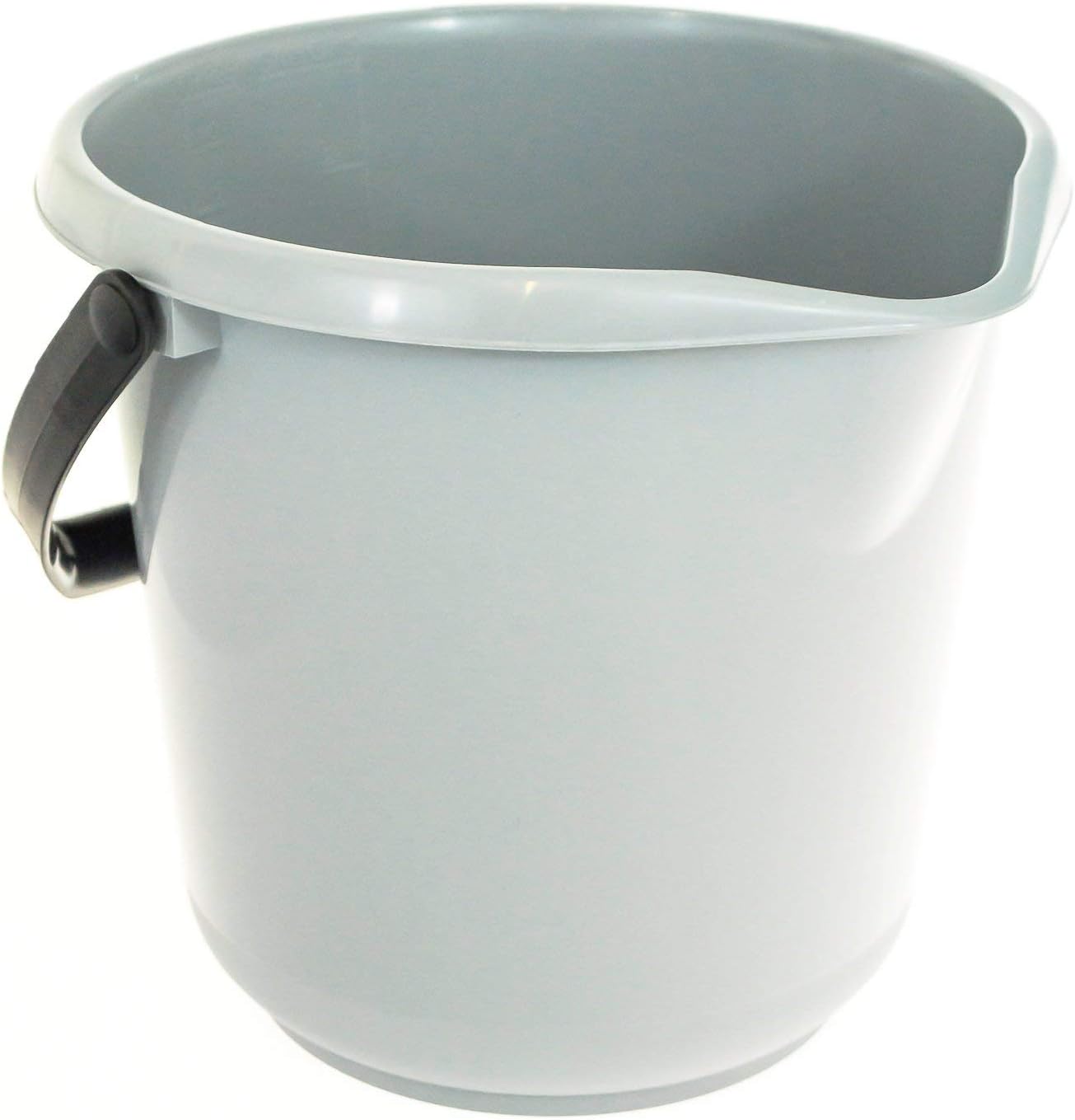 Addis Eco 100% Recycled Plastic Light Grey 10Lt Durable Bucket with ...