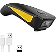 NETUM QR Code Scanner, Mini Barcode Scanner Bluetooth Compatible, Small ...