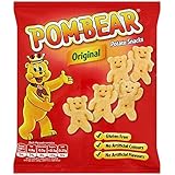 Pom-Bear Cheese and Onion Flavour Potato Snacks 19 g (Pack of 36 ...