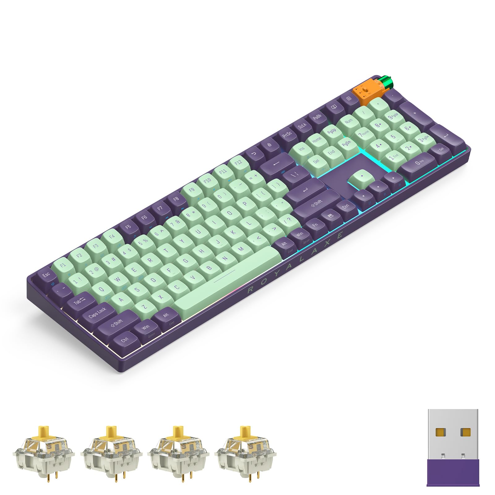 Mua ROYALAXE R108 Wireless Mechanical Keyboard, Gateron G Pro 3.0 ...