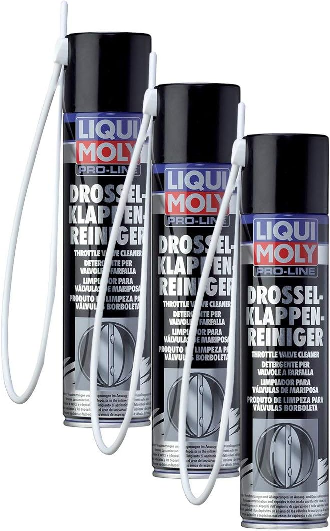 3x LIQUI MOLY 5111 Pro-Line Drosselklappen-Reiniger für Benzin Motoren 400ml: Amazon.de: Auto