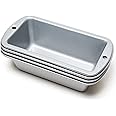 Amazon.com: Wilton Recipe Right Non-Stick Mini Loaf Pan Set, Small Loaf ...