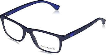 Amazon.com: Emporio Armani EA 3147 BLUE 55/18/142 men Eyewear Frame ...