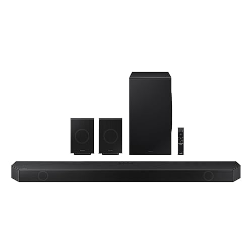 SAMSUNG Q990D 11.1.4ch Soundbar w/Wireless Dolby Atmos Audio, Rear ...