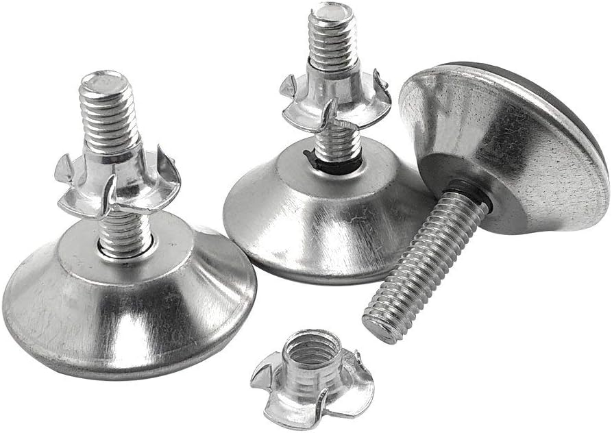 Bestgle 20 Pack Furniture Levelers, Medium Duty External Thread M8 ...