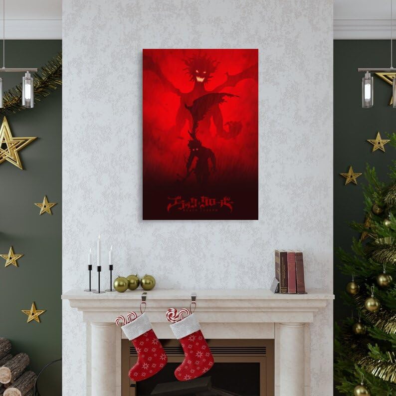 Clickting Black Clover Anmie Poster Asta Comic Canvas Art Poster And ...