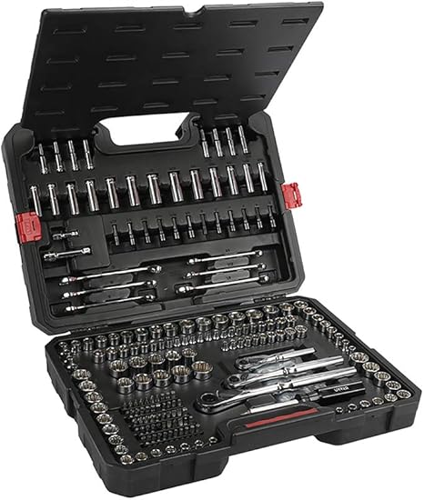 Urrea Herramientas JCB02 Urrea Juego de dados y accesorios combinado de 230 piezas en estuche ...