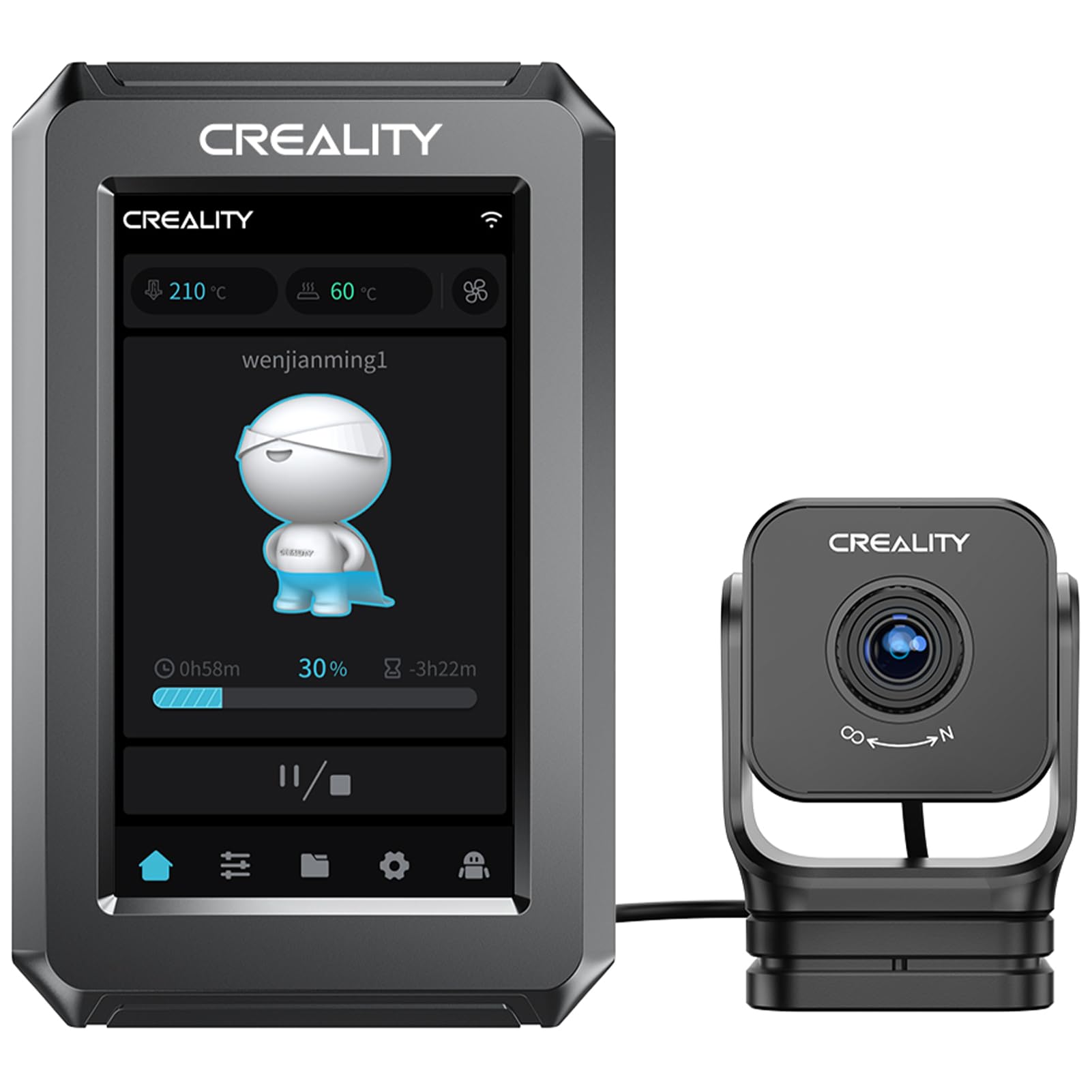 Creality Nebula Pad + Camera Smart Kit, High Speed Printing Control Pad ...