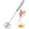 Amazon.com: Hand Push Whisk, 12 Inch Semi-Automatic Egg Whisk ...