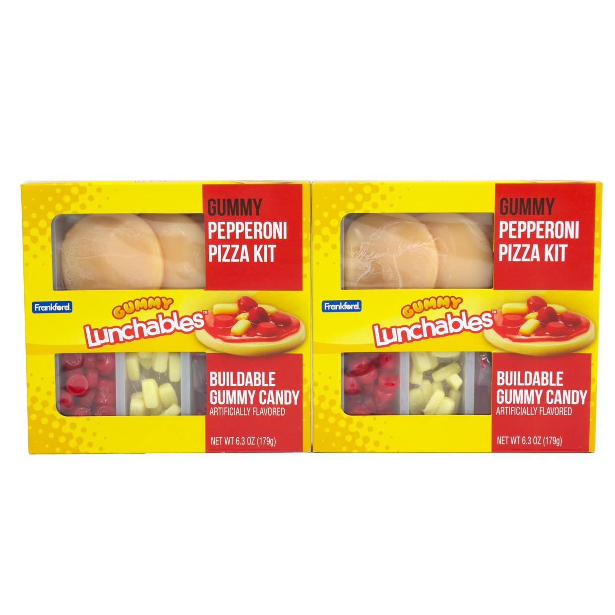 Mua Kraft Lunchables Gummy Candy Pepperoni Pizza Kit, 2pk, 12.6oz ...