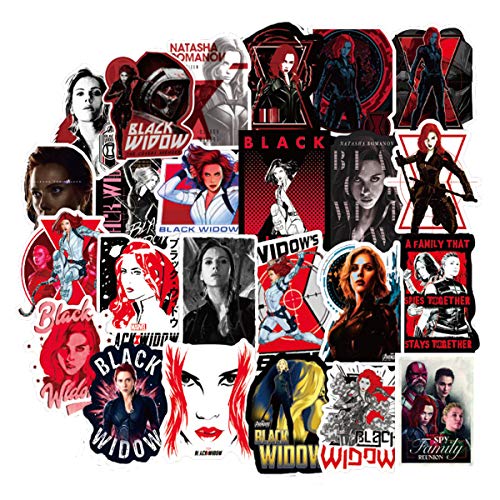Black Widow Stickers,Scarlett Johansson Stickers,Natasha Stickers for ...