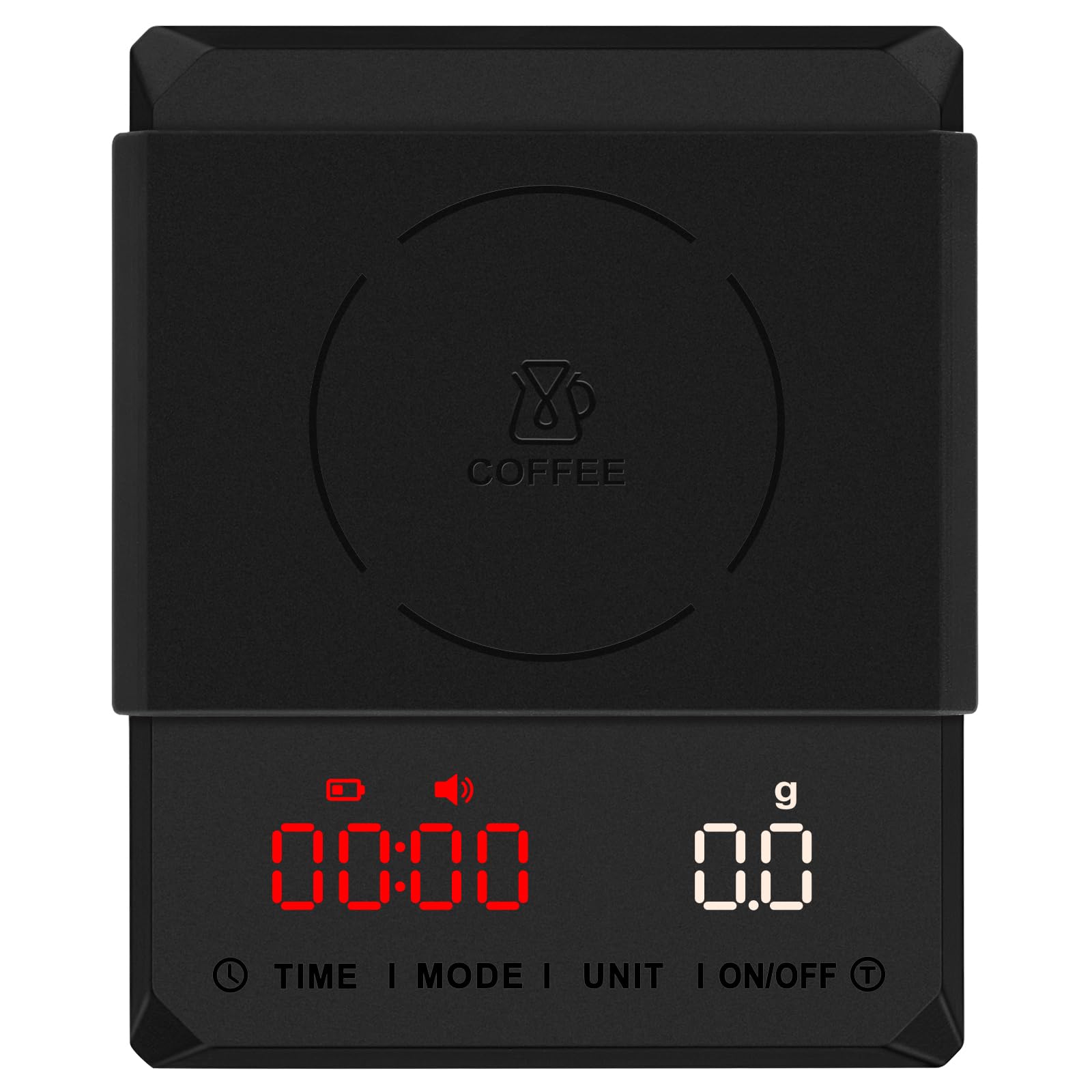 Fuzion Mini Coffee Scale with Timer - Espresso Scale Rechargeable 2kg x ...