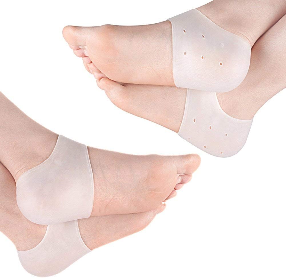 Heel Pain Relief Protectors, Gel Heel Protector to Instantly Relieve ...