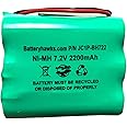Amazon.com: 2GIG-BATT1 228844 6MR2000AAY4Z 7.2v 2200mAh Ni-MH Battery ...