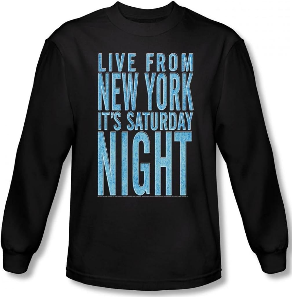 Amazon.com: Saturday Night Live - Live from New York Men's Long Sleeve ...