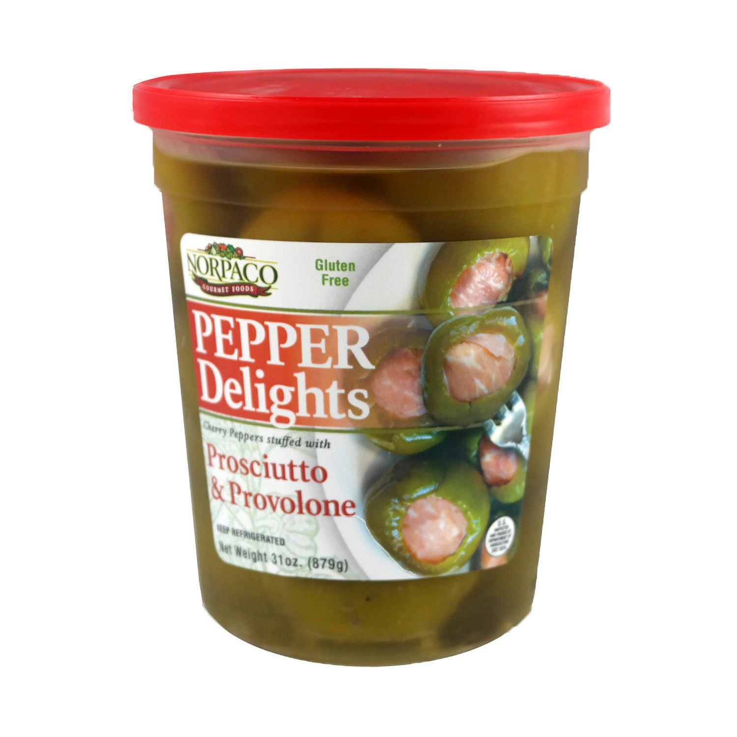 Amazon.com : Pepper Delights Sweet Peppers Stuffed with Prosciutto and ...