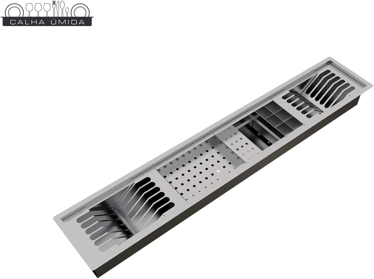 Calha úmida deixa a cozinha mais funcional e organizada. Veja modelos ...