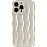 Amazon.com: Caseative for iPhone 15 Pro Case,Water Ripple Pattern Curly Wave Shape Soft Phone ...