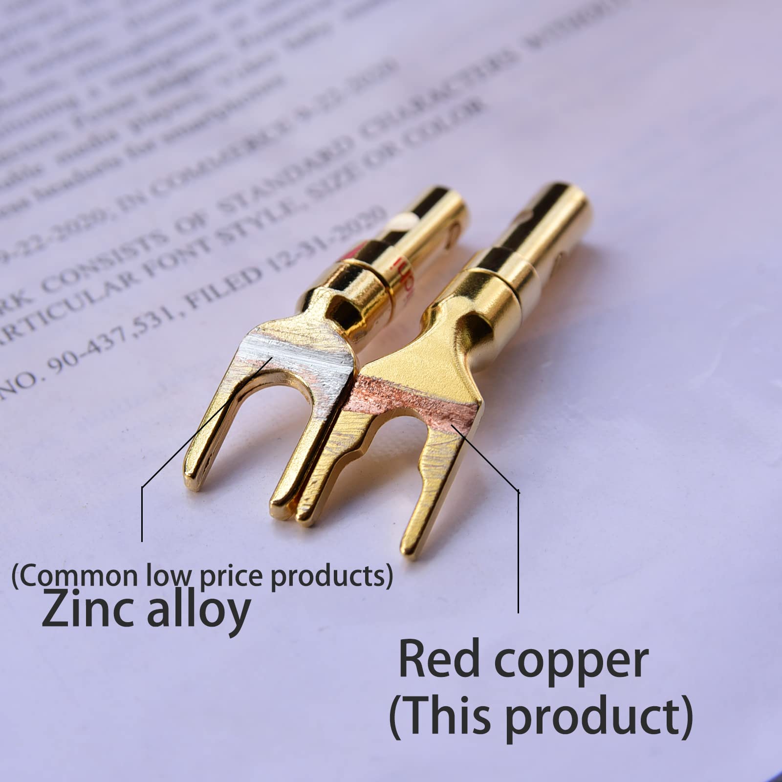 Mua 4Pack Y to Banana Female Y-Type Connector Deadbolt Flex Banana ...