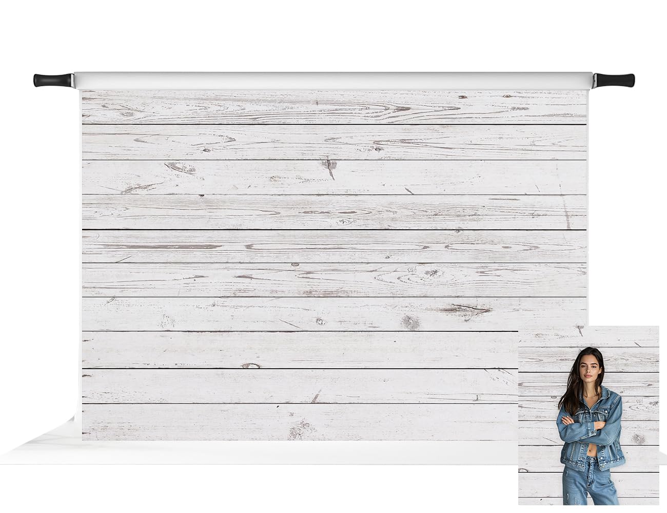 Kate 7x5ft White Wood Shiplap Backdrop Retro Wooden Wall Newborn ...