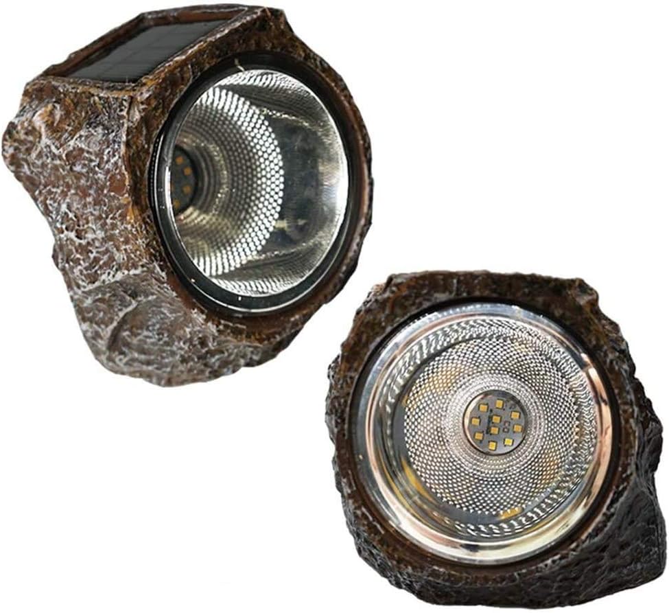 Amazon.com: SunKite Solar Powered Rock Light, 2 Pack 10 LED Waterproof ...