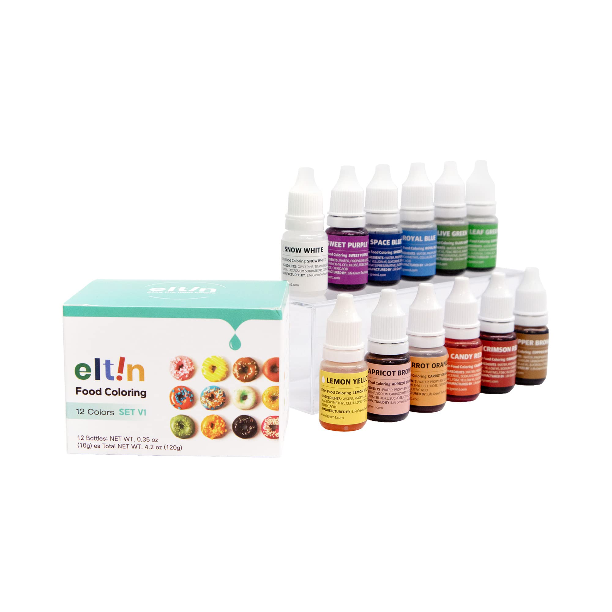 Eltin Food Coloring SET V1 - Gel Food Coloring Liquid For Baking ...
