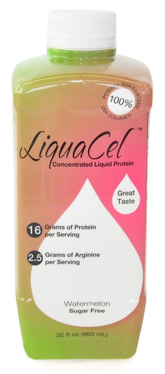 Amazon.com: LiquaCel Liquid Protein 32oz Bottle Peach Mango by Global ...
