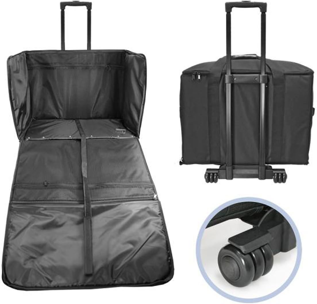 Extra Large Sewing Machine Trolley Bag on Wheels in a Durable Black ...