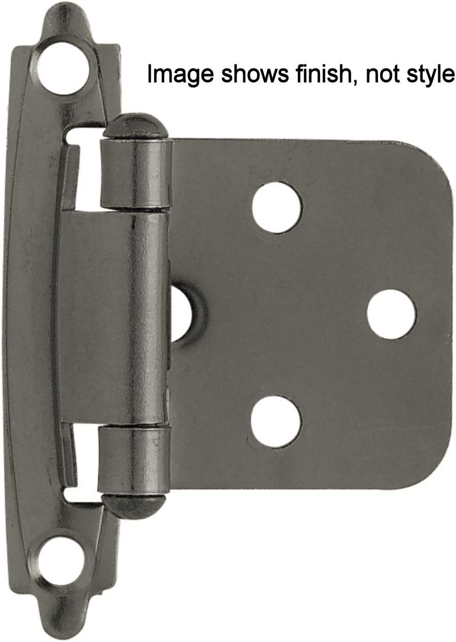 BRAINERD H0104AV-BLN-O2 3/8-Inch Self-Closing Inset Hinge Black Nickel ...