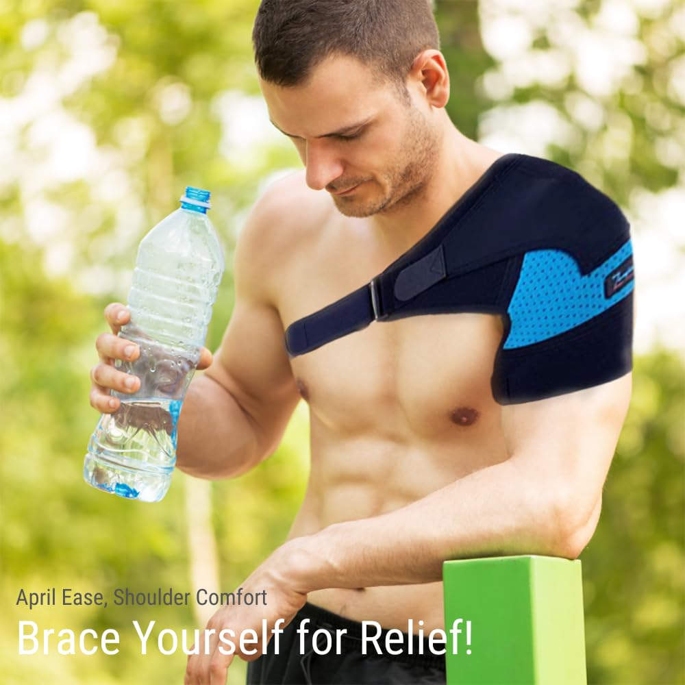 Arm Sling Detachable Shoulder Brace Compression Support For Torn ...