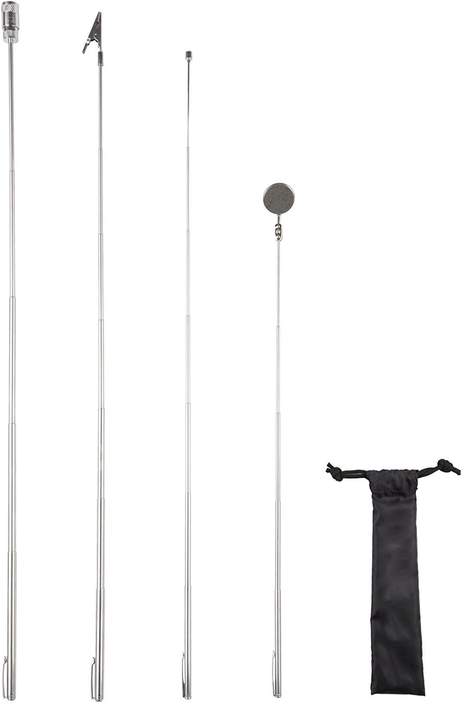 Telescoping Tools Kit, 4 Piece Extendable Tool Kit with Magnetic Pickup ...