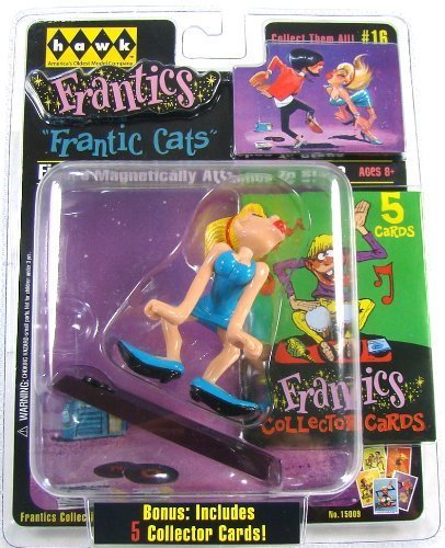 Hawk Frantics #16 Frantic Cats Action Figure With Collector C.a.r.d.s ...