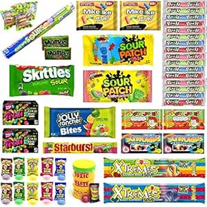 Amazon.com : Ultimate Sour Candy Bundle - 50 Packages of Candy - Over ...