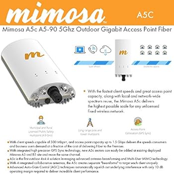 Amazon.com: Mimosa B11 MIMO 4X4:4ac Backhaul Point-to-Point, 10,000 ...