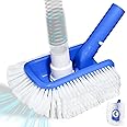 Amazon.com: Pool Brush Head with Pool Vacuum Head for Inground & Above ...