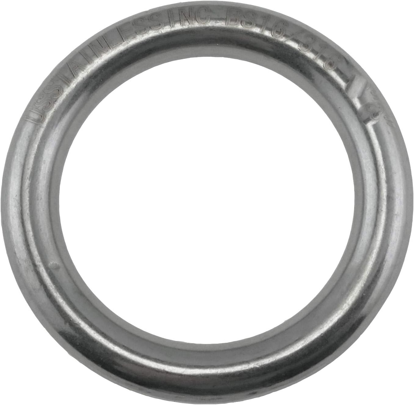 Amazon.com: Stainless Steel 316 Round Ring Welded 3/8" x 2 3/8" (10mm x ...