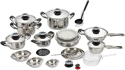 Amazon.com: USA Milano Deluxe 28 piece 12-Element, Heavy-Gauge ...