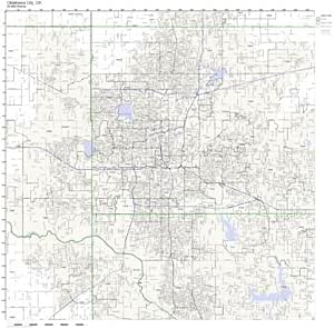 Amazon.com: Oklahoma City, OK ZIP Code Map Laminated: Home & Kitchen