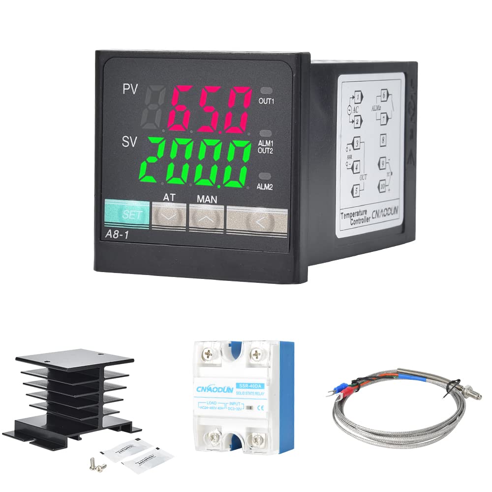 Mua PID Temperature Controller Kit, CNAODUN 100-240 VAC Voltage with ...