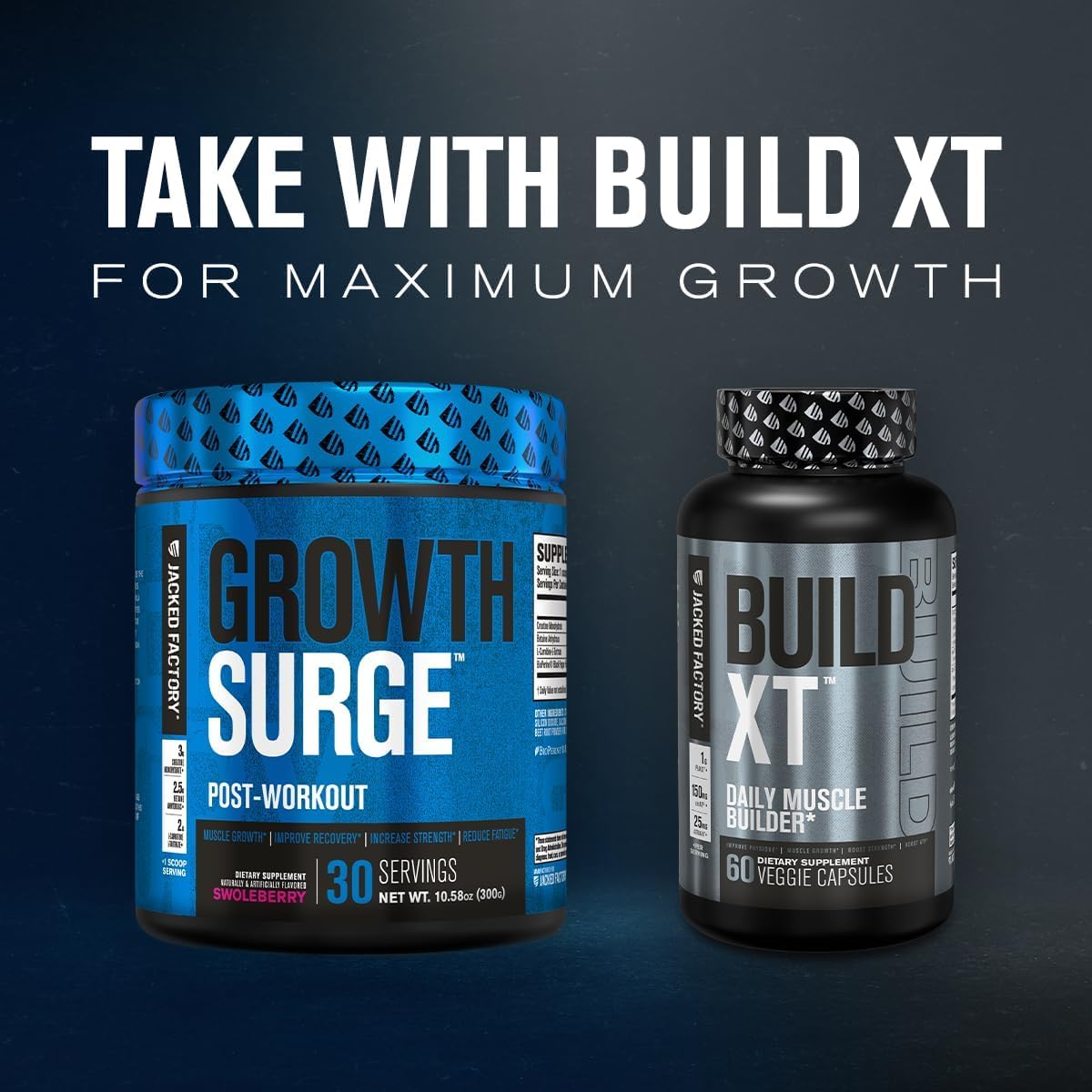 Mua Jacked Factory Growth Surge Creatine Post Workout Powder w/L ...