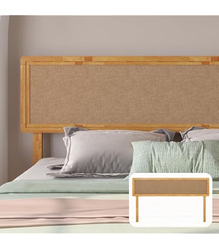 Head Boards/queen ZYBT Queen Size Wall-Mounted Headboad,Moden MDF Wood ...