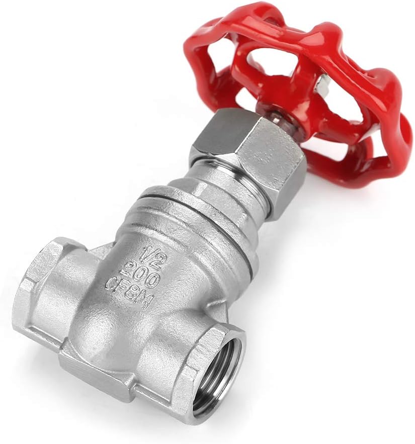 Water Gate Valve, DN15 Stainless Steel Gate Valve BSPP G1/2 Rotate ...