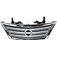 Amazon.com: Perfit Liner Front Silver Black Grille Grill With Chrome ...