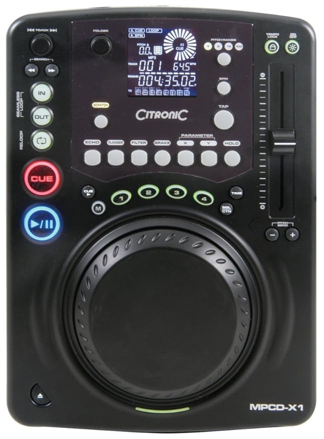 Citronic MPCD-X1 DJ-CD Player Effects MP3 Scratching: Amazon.co.uk ...
