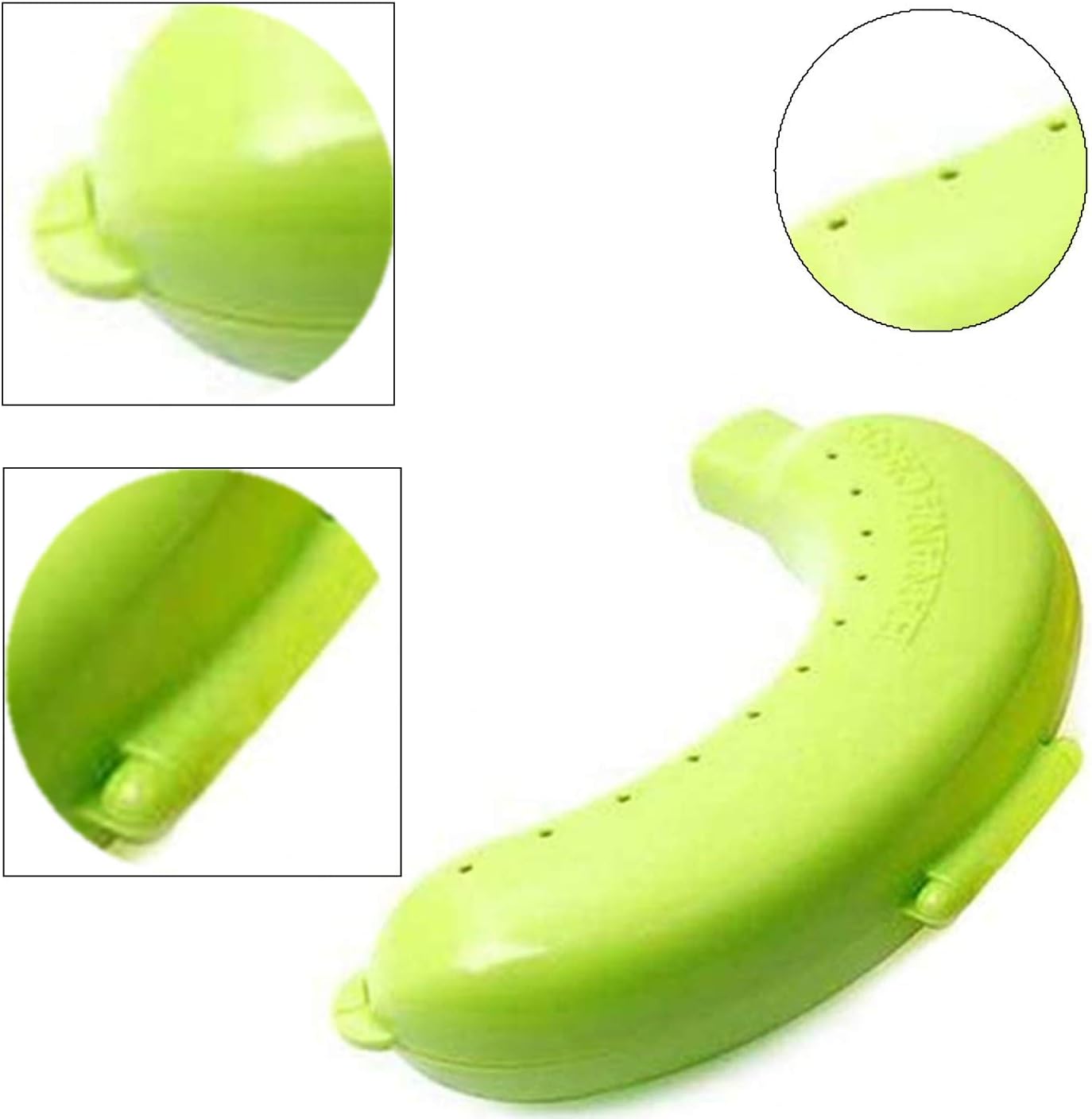 3 Pieces Banana Cases Cute Banana Boxes for Storing and Protecting ...