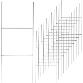 Amazon.com : 25 Pack Heavy Duty Metal H-Stakes H Frame Wire Stakes, 17 ...