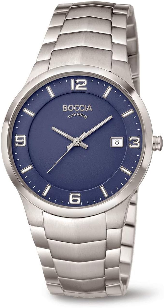 Boccia Men's Analogue Quartz Watch with Titanium Strap 3561-04: Amazon ...
