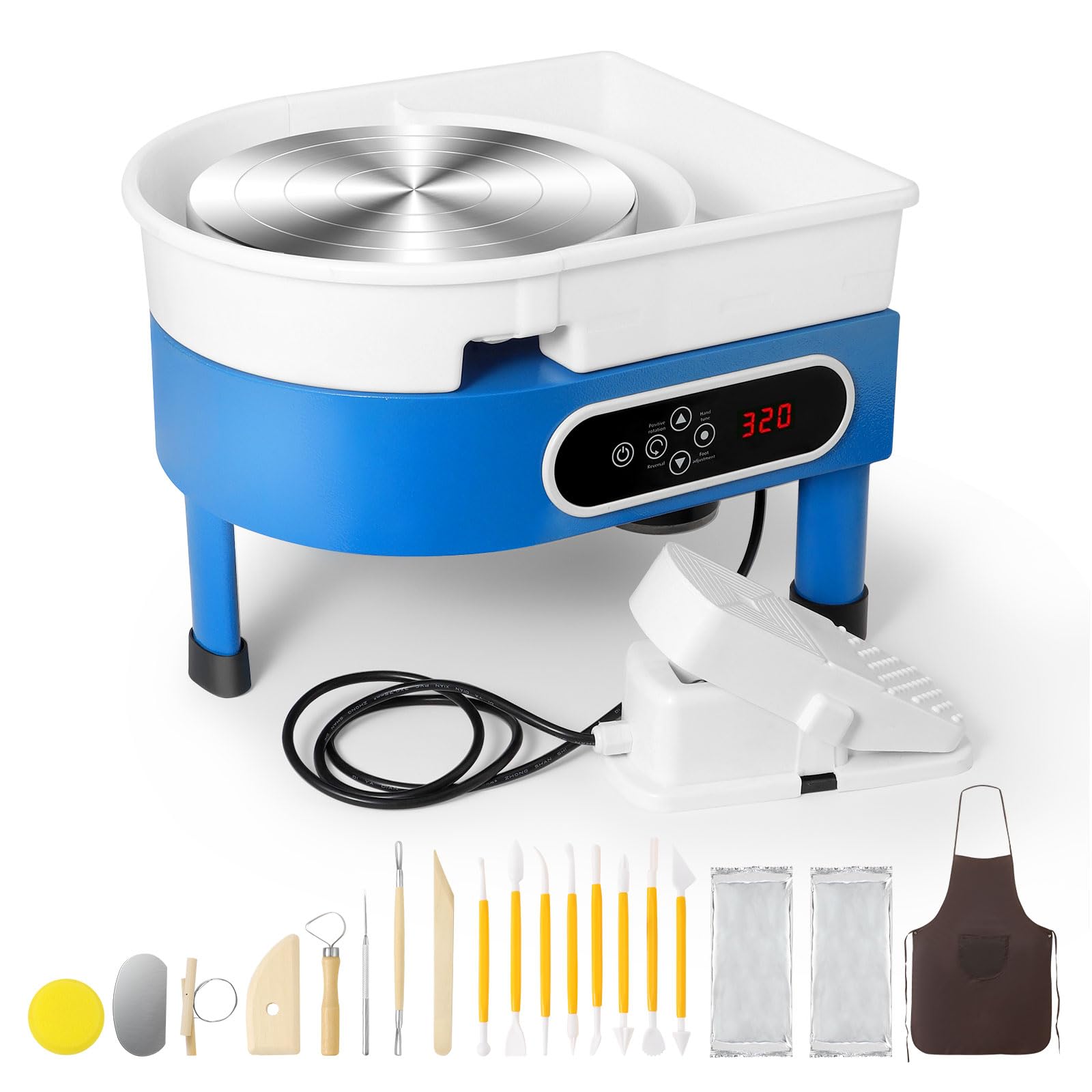 Pottery Wheel for Adults and Beginners,10" Electric Pottery Wheels with ...