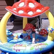 Amazon.com: Intex Mushroom Inflatable Baby Pool, 40" X 35", for Ages 1 ...